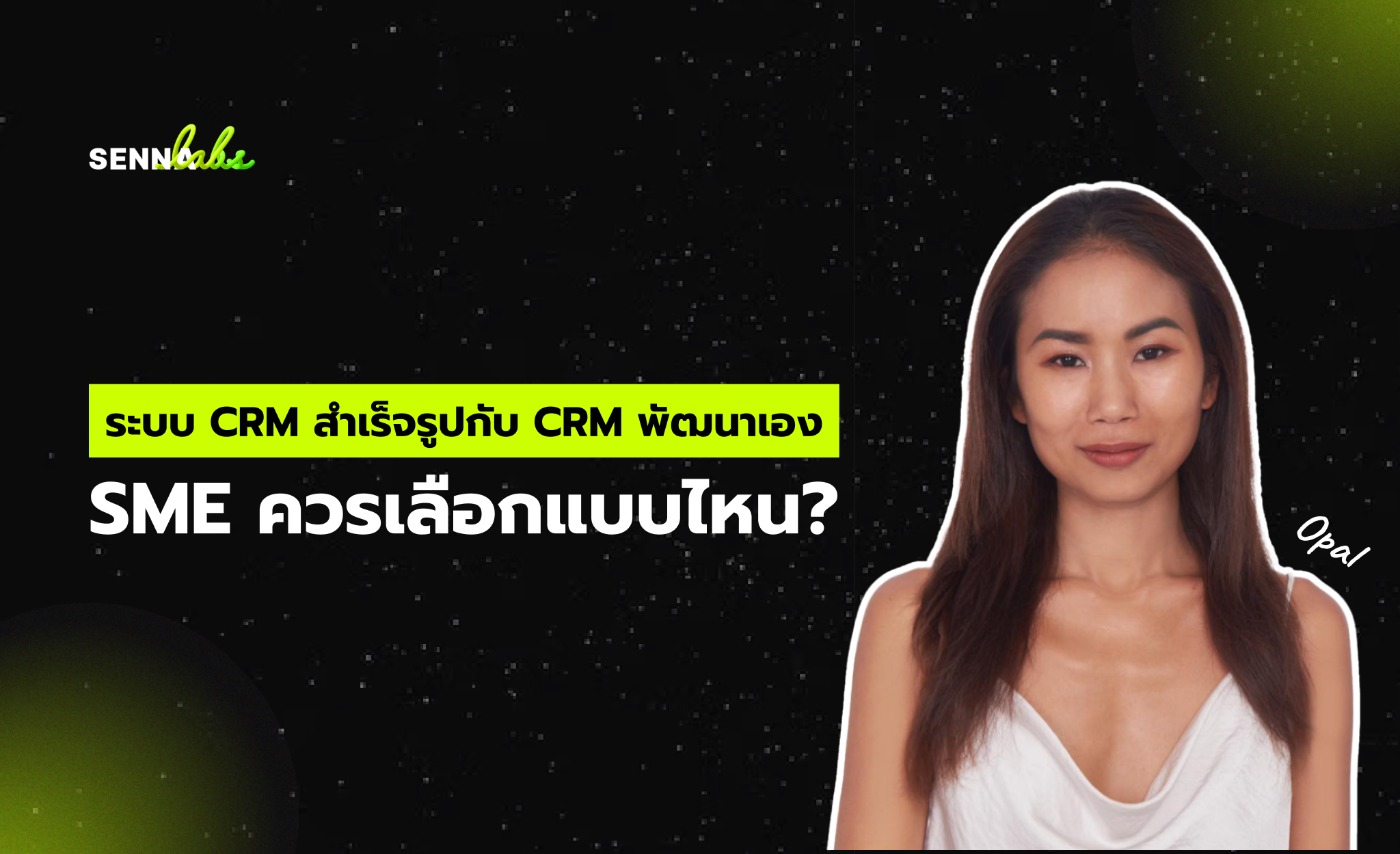 Blog - ระบบ CRM สำเร็จรูปกับ CRM พัฒนาเอง SME ควรเลือกแบบไหน?