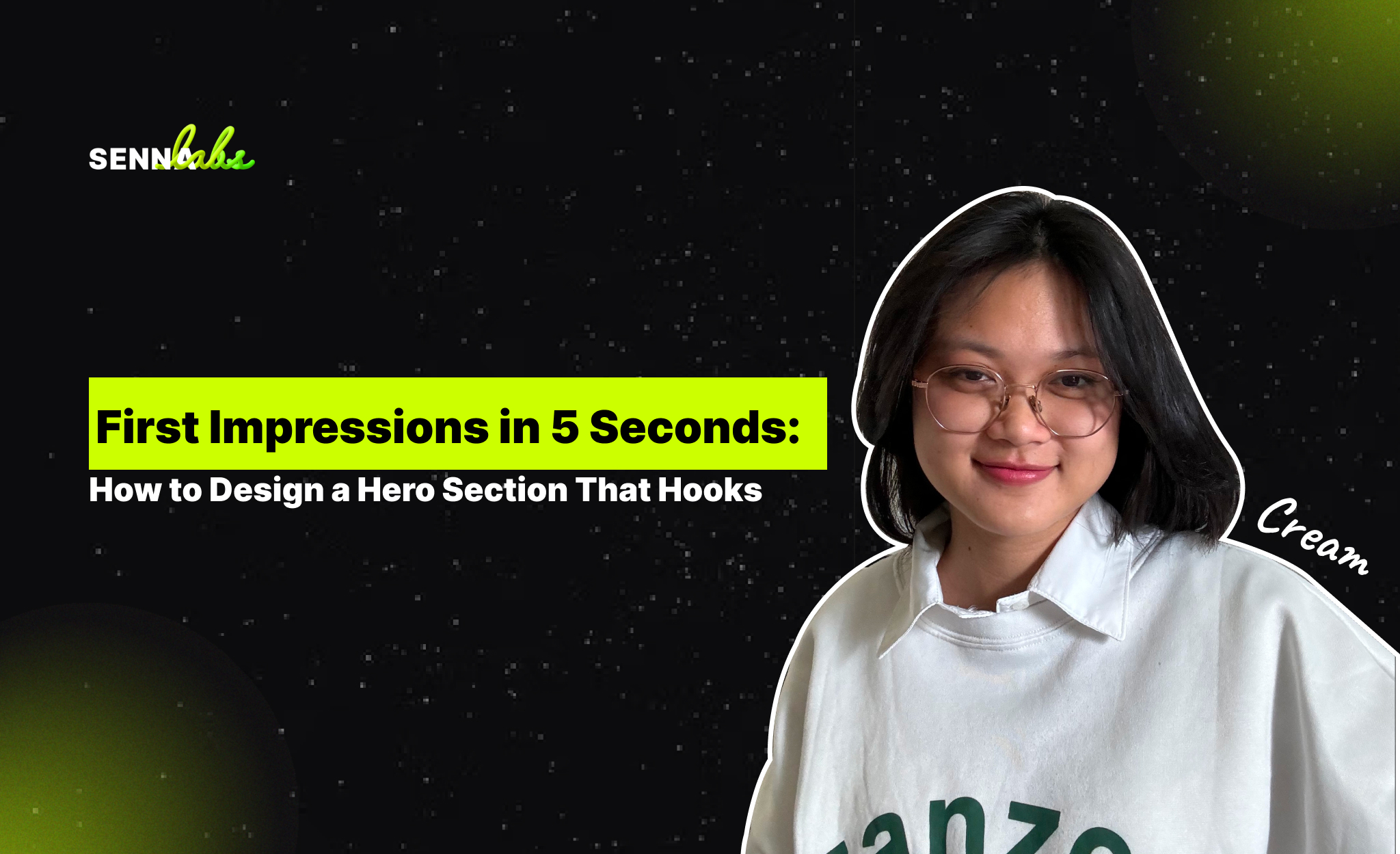 Blog - First Impressions in 5 Seconds: How to Design a Hero Section ...