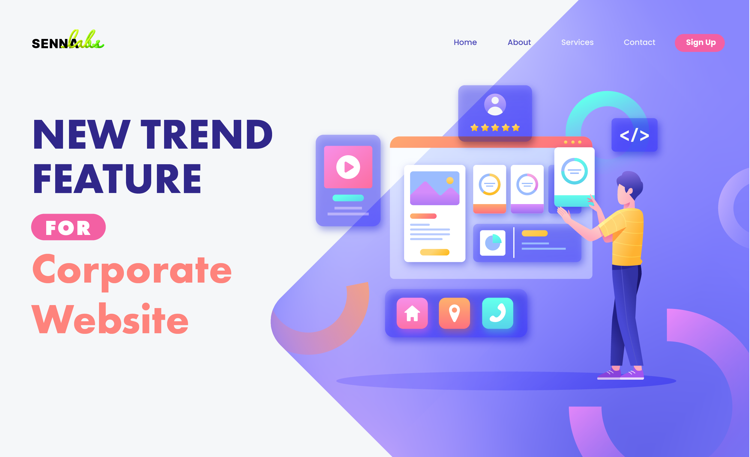 Blog - Interested Corporate Website Trend
